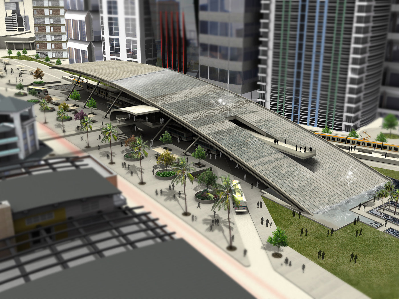 multi program - light rail station by Tim KEEPERS at Coroflot.com