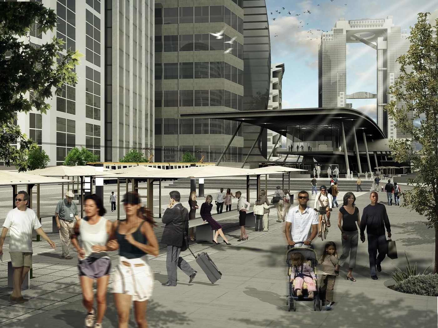 multi program - light rail station by Tim KEEPERS at Coroflot.com