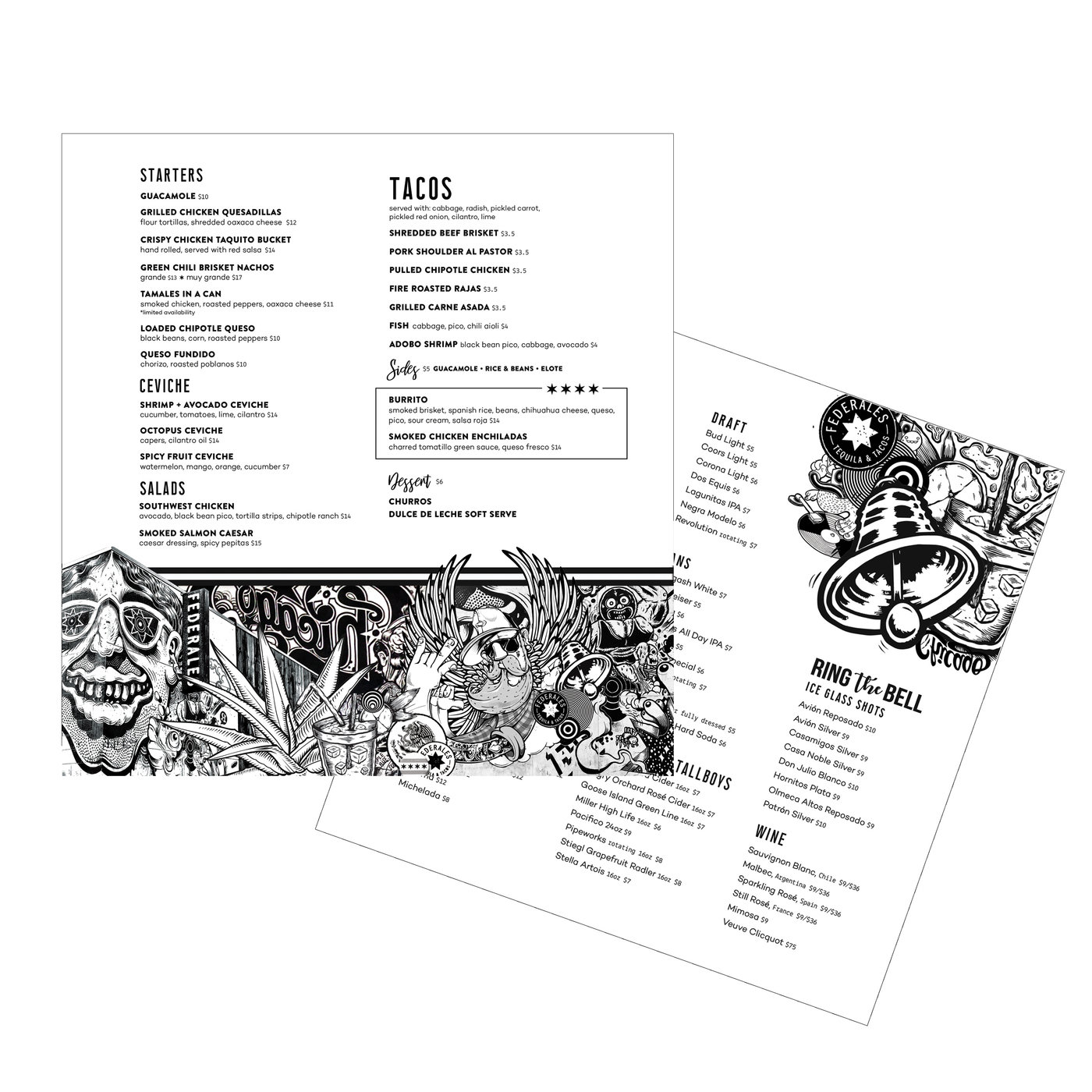 Menu Design by Joshua Atterberry at Coroflot.com