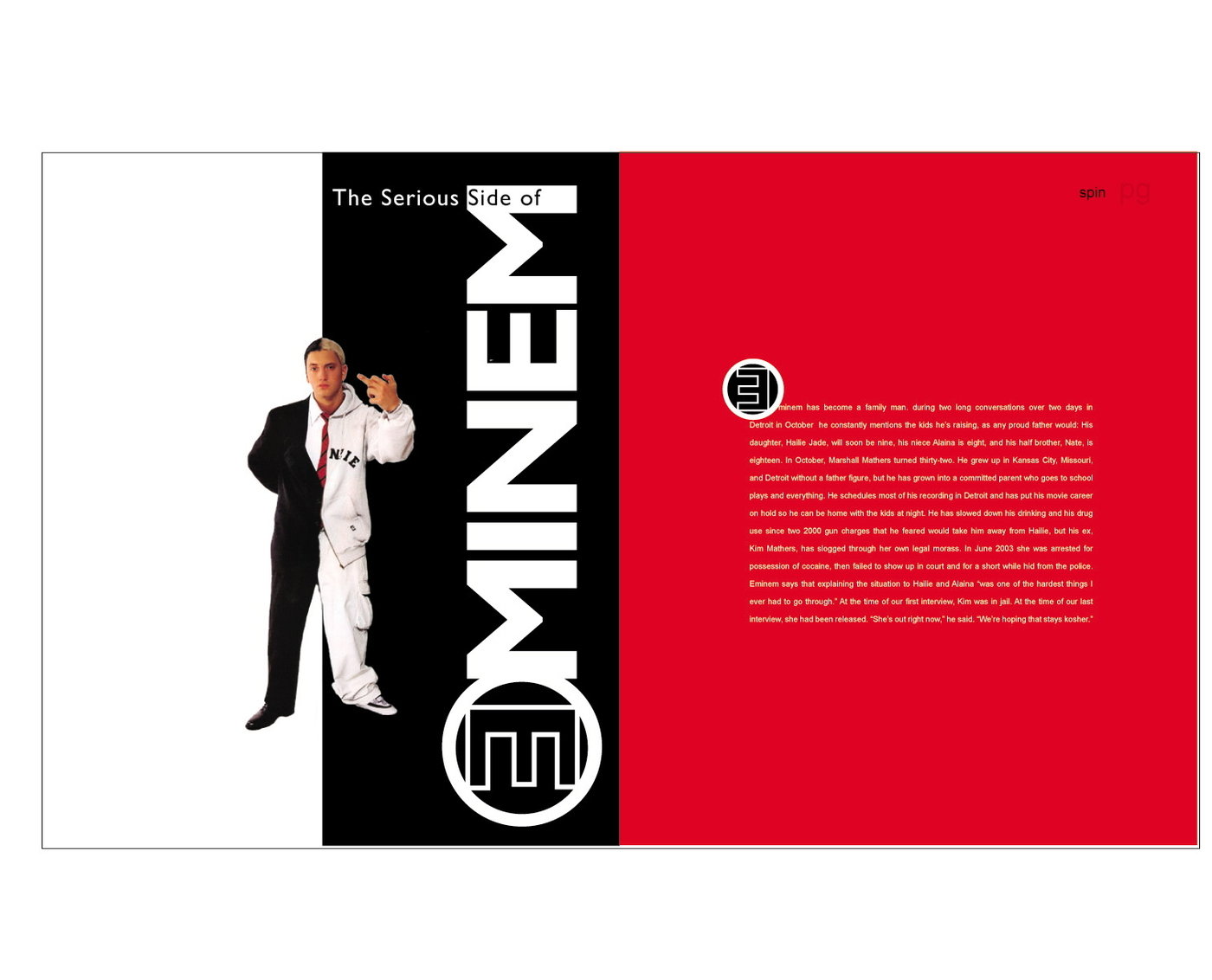 Spin Magazine by Jeremy Brunner at Coroflot.com