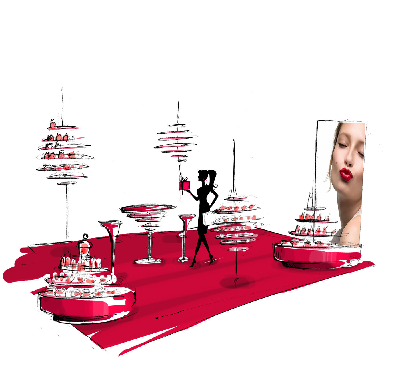 Stands Clarins by Fabien Vesseron at Coroflot.com