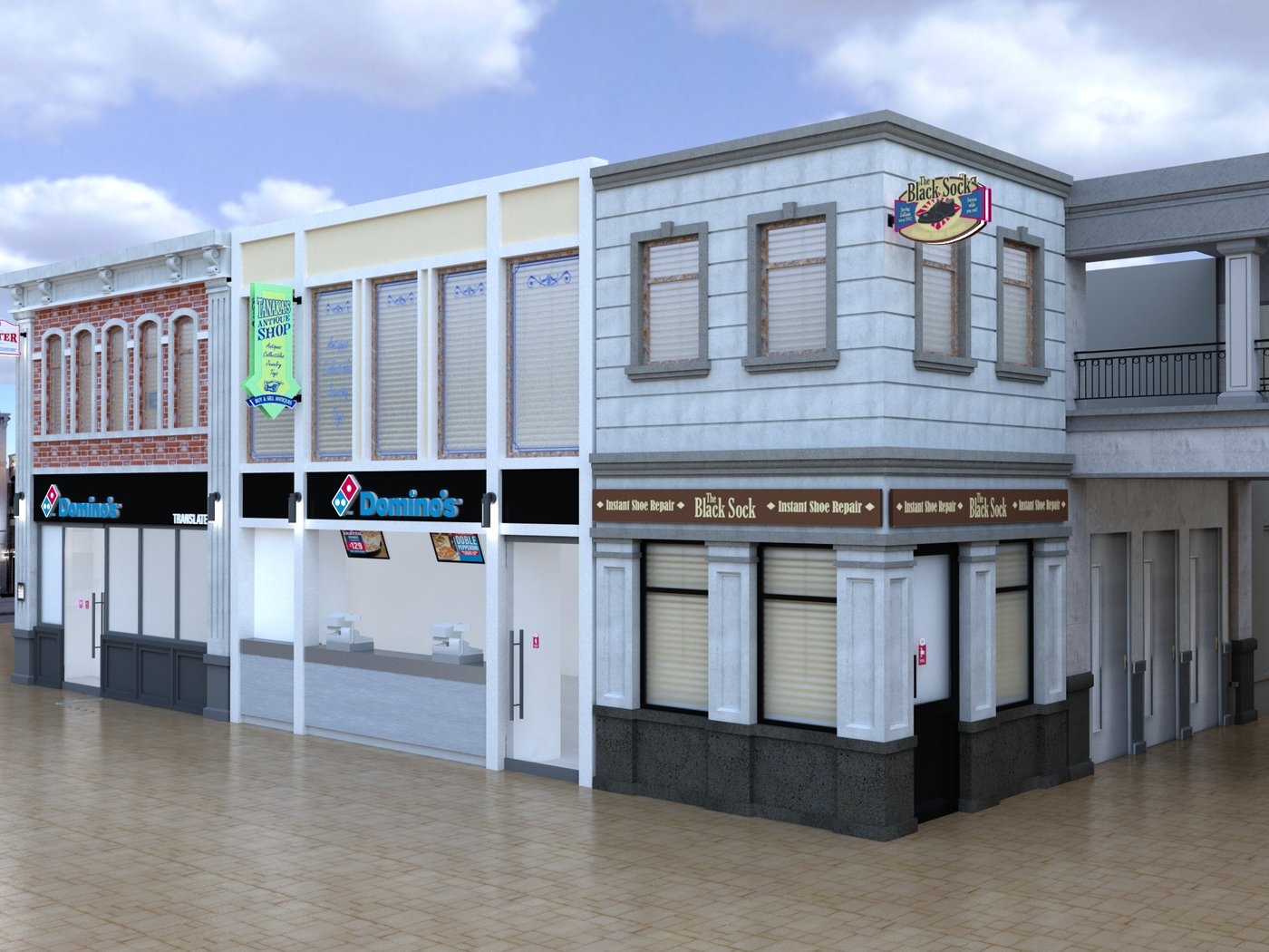 Theme park facades by OSCAR FUENTES at Coroflot.com