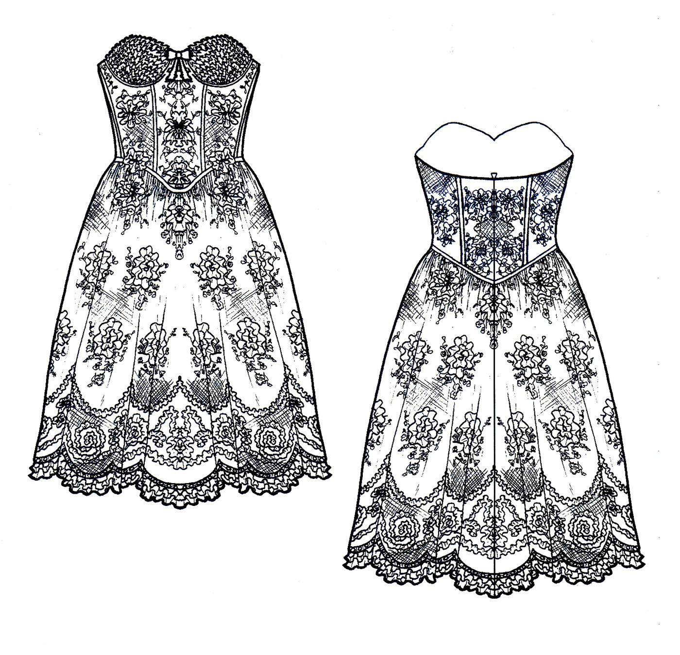 HAND DRAWN FLATS FOR JMC by JESSICA NITCHMANN at Coroflot.com