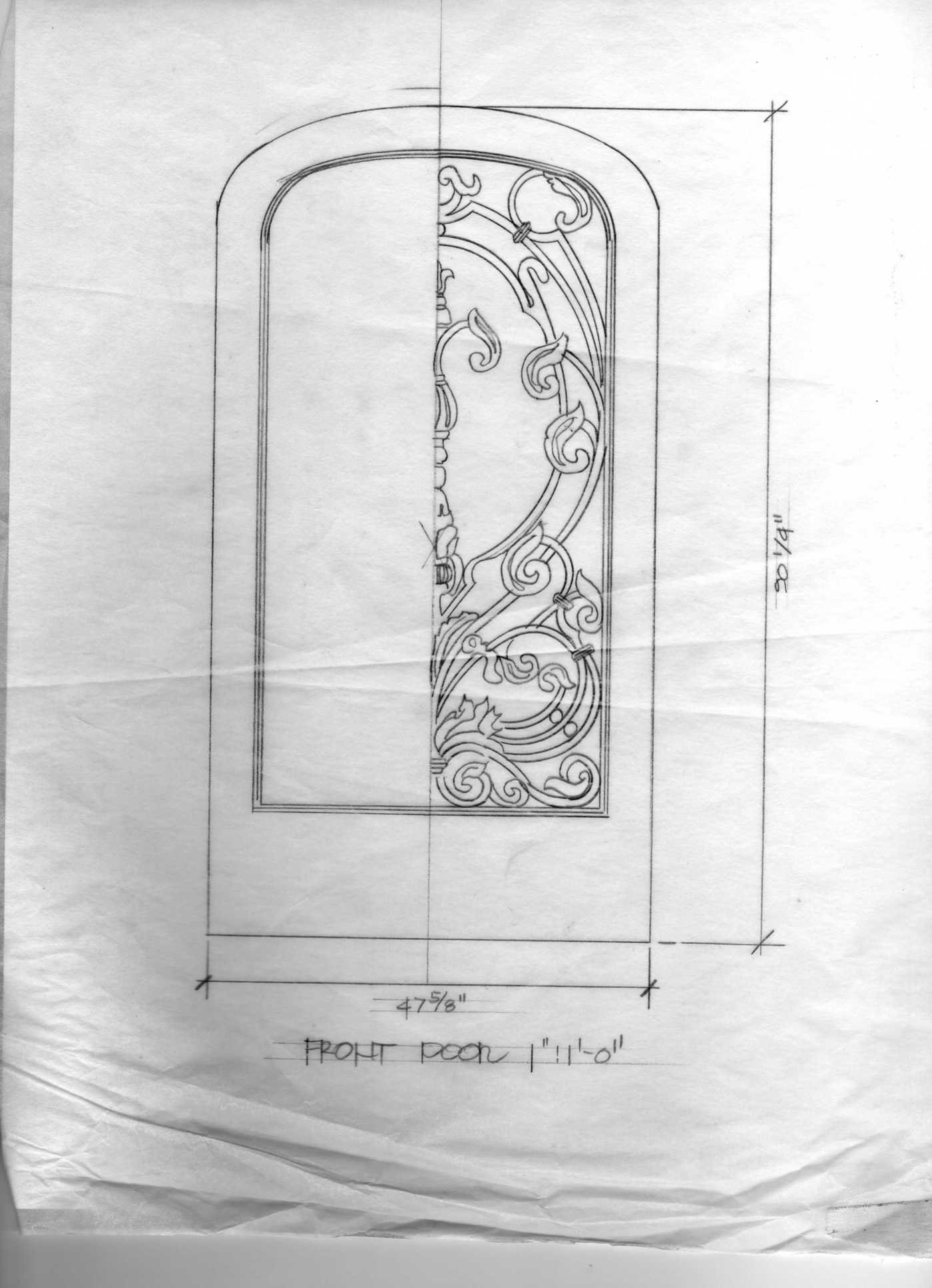 Wrought Iron Detail Drawings by Francis Fernandez at Coroflot.com