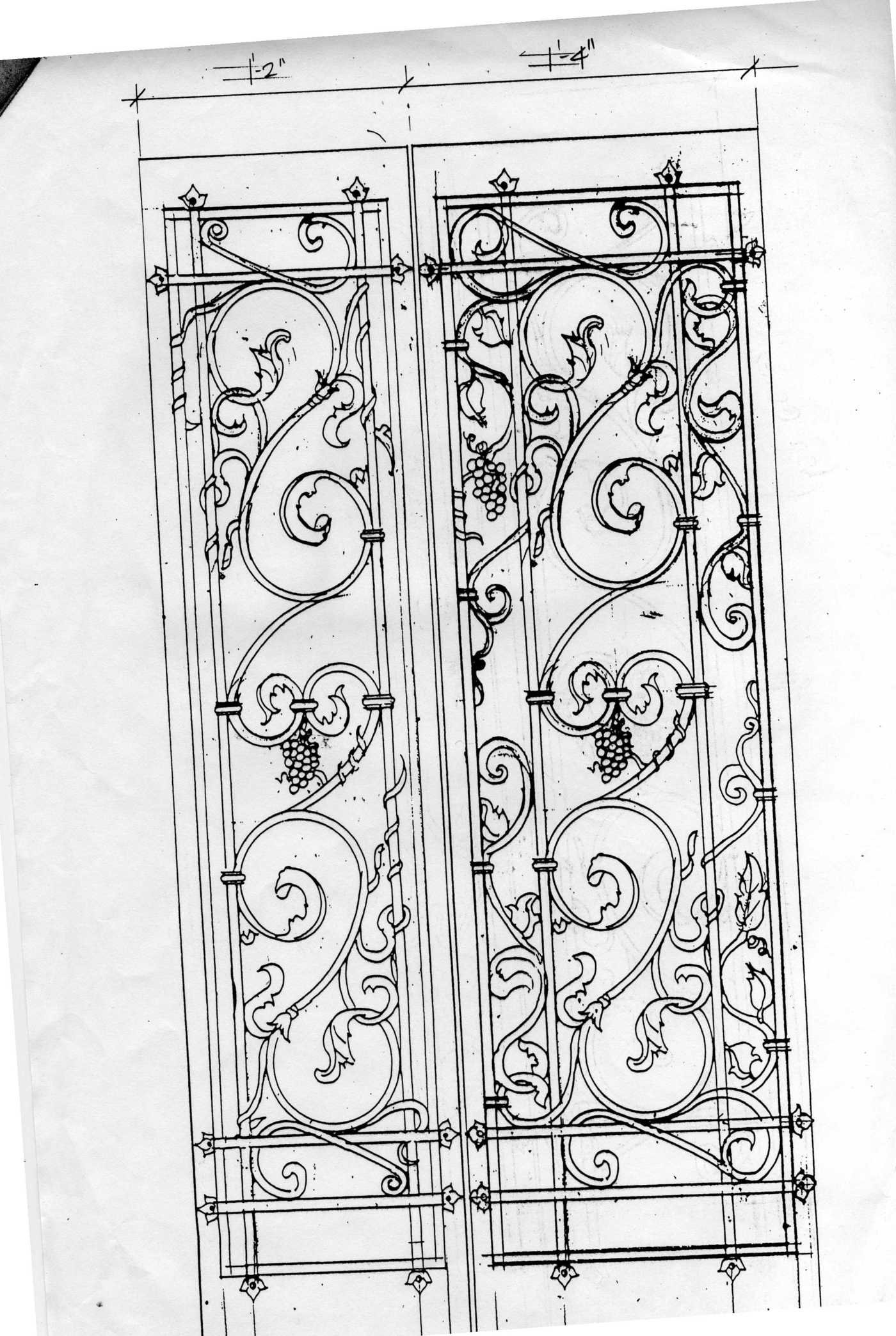 Wrought Iron Detail Drawings by Francis Fernandez at Coroflot.com