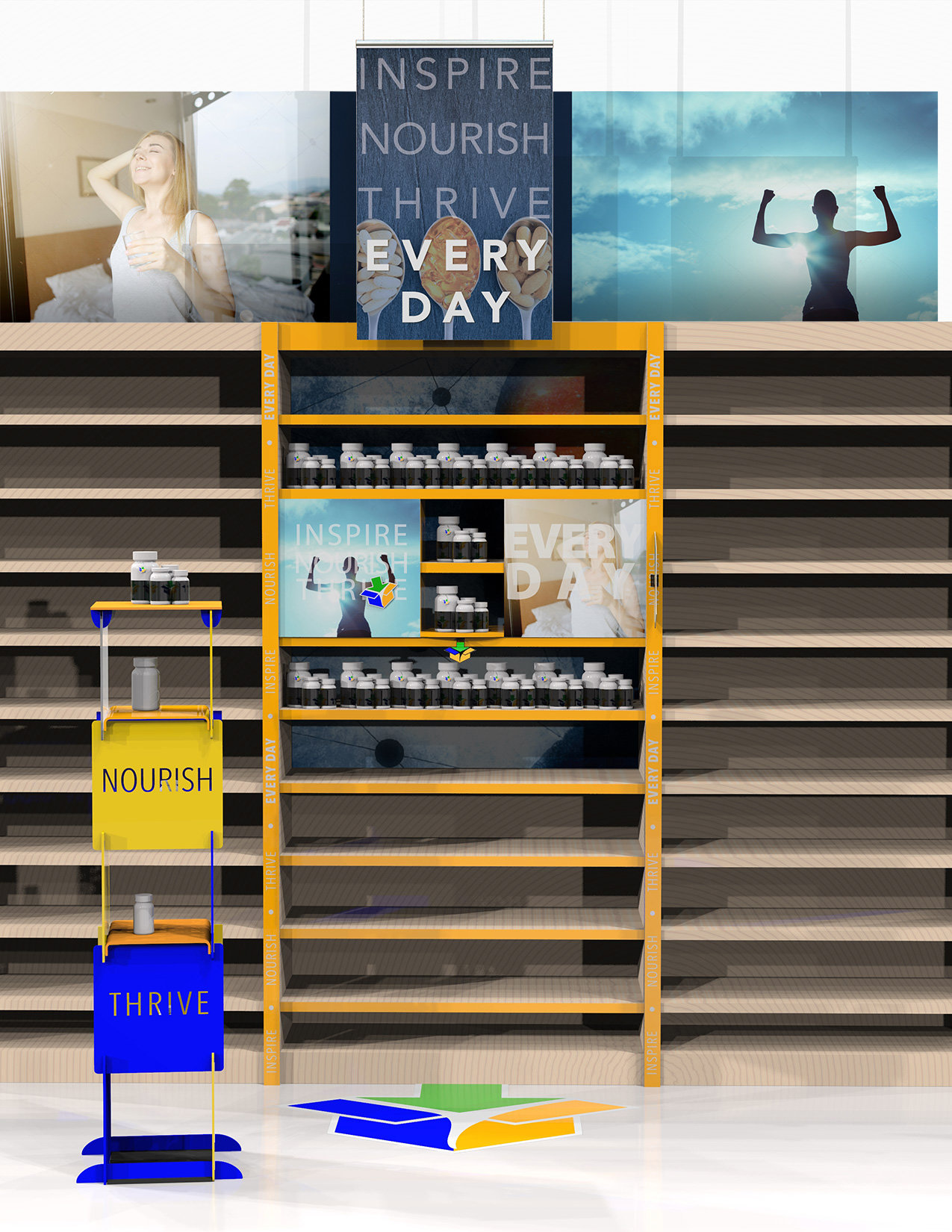 Retail P.O.P. display by David Brockmeyer at Coroflot.com