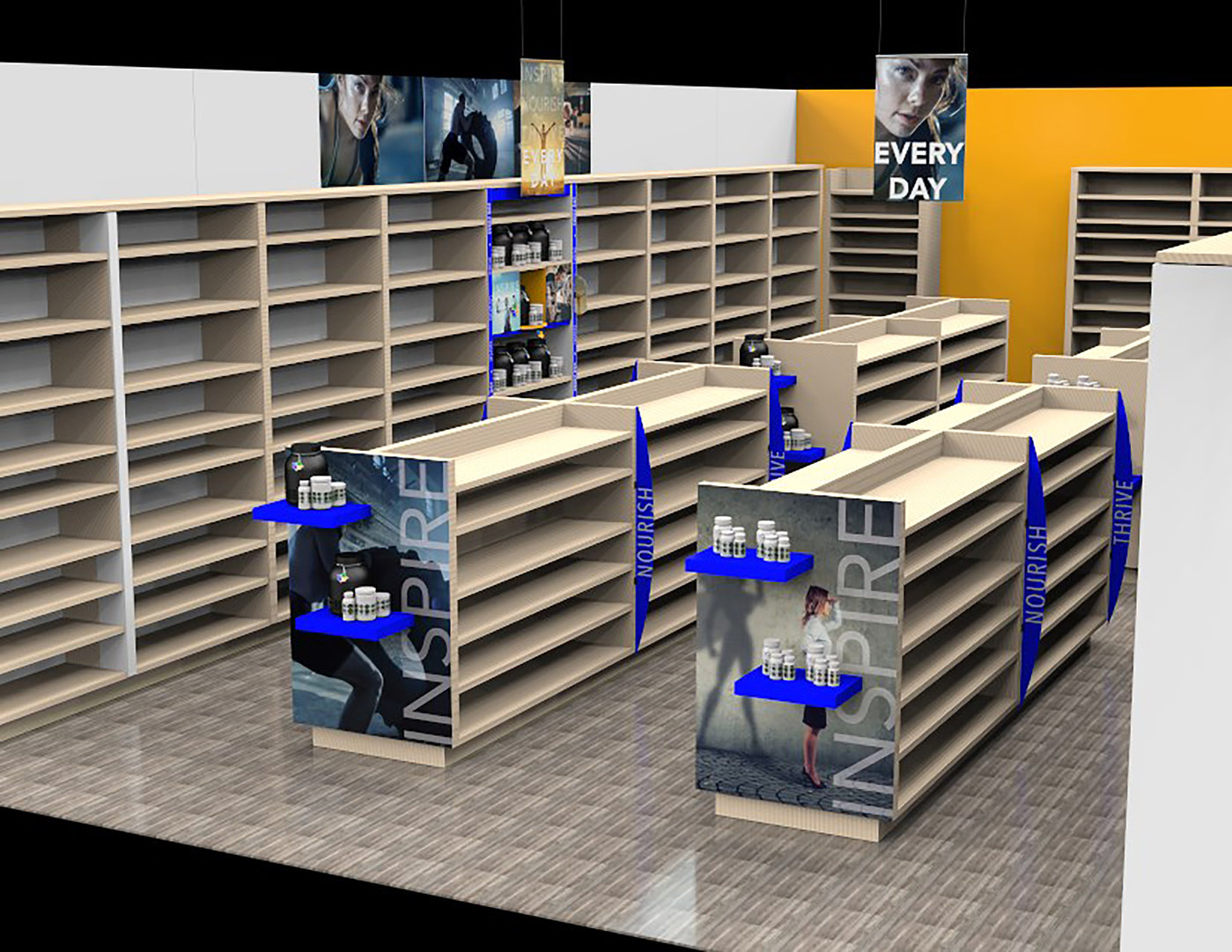 Retail P.O.P. display by David Brockmeyer at Coroflot.com