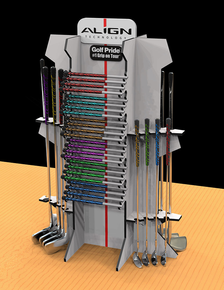 Retail P.O.P. display by David Brockmeyer at Coroflot.com