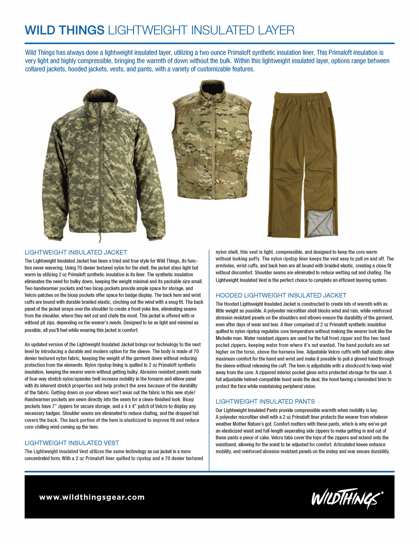 Wild Things - Tactical and Military Layering Systems by Samantha Aprea ...