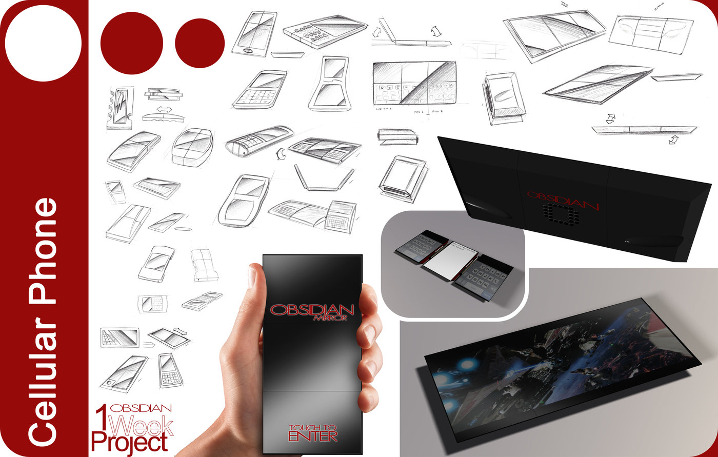 Obsidian Mirror by Matthew Mayotte at Coroflot.com