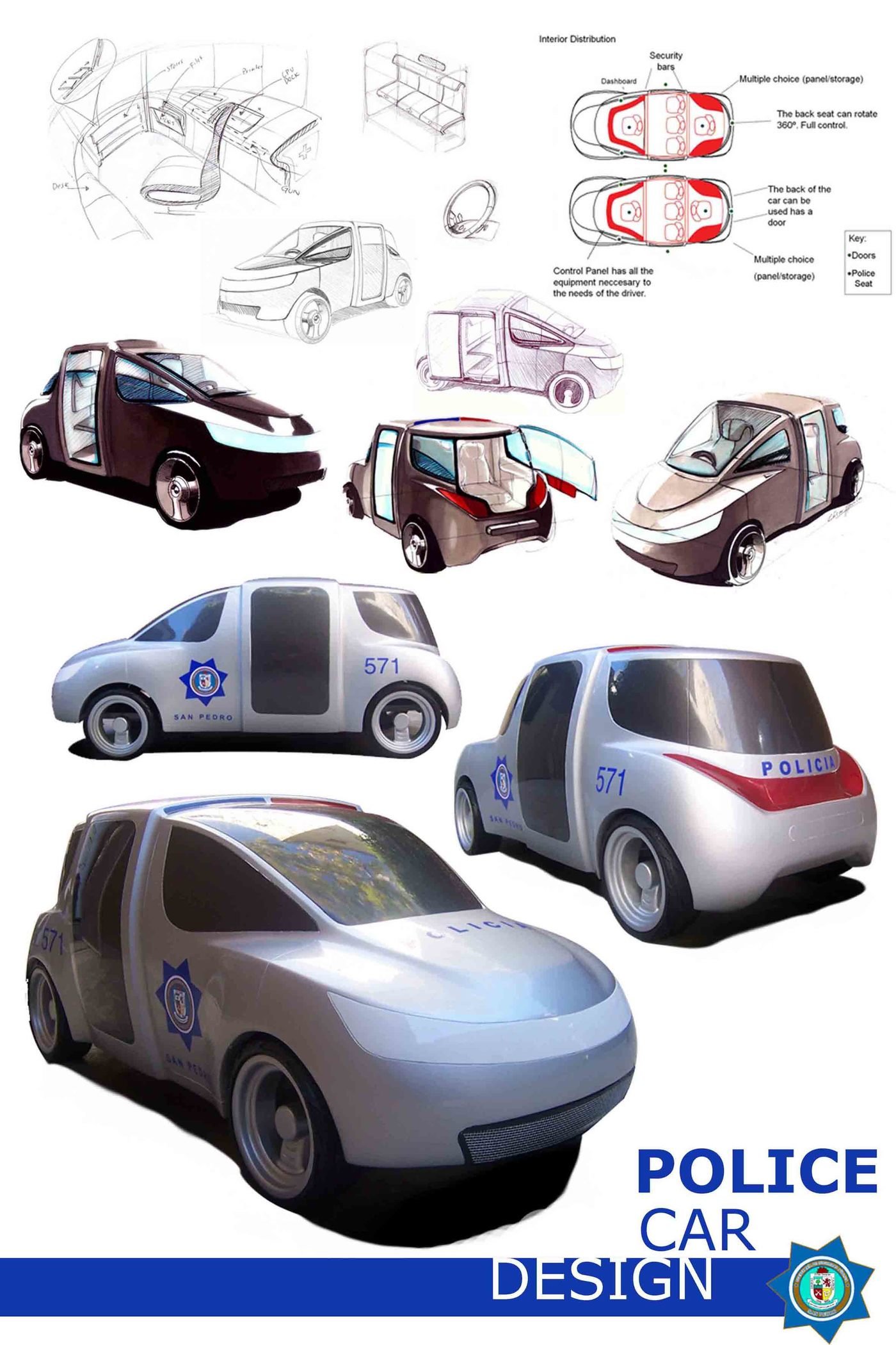 Police Car Design by Cesar Morales at Coroflot.com