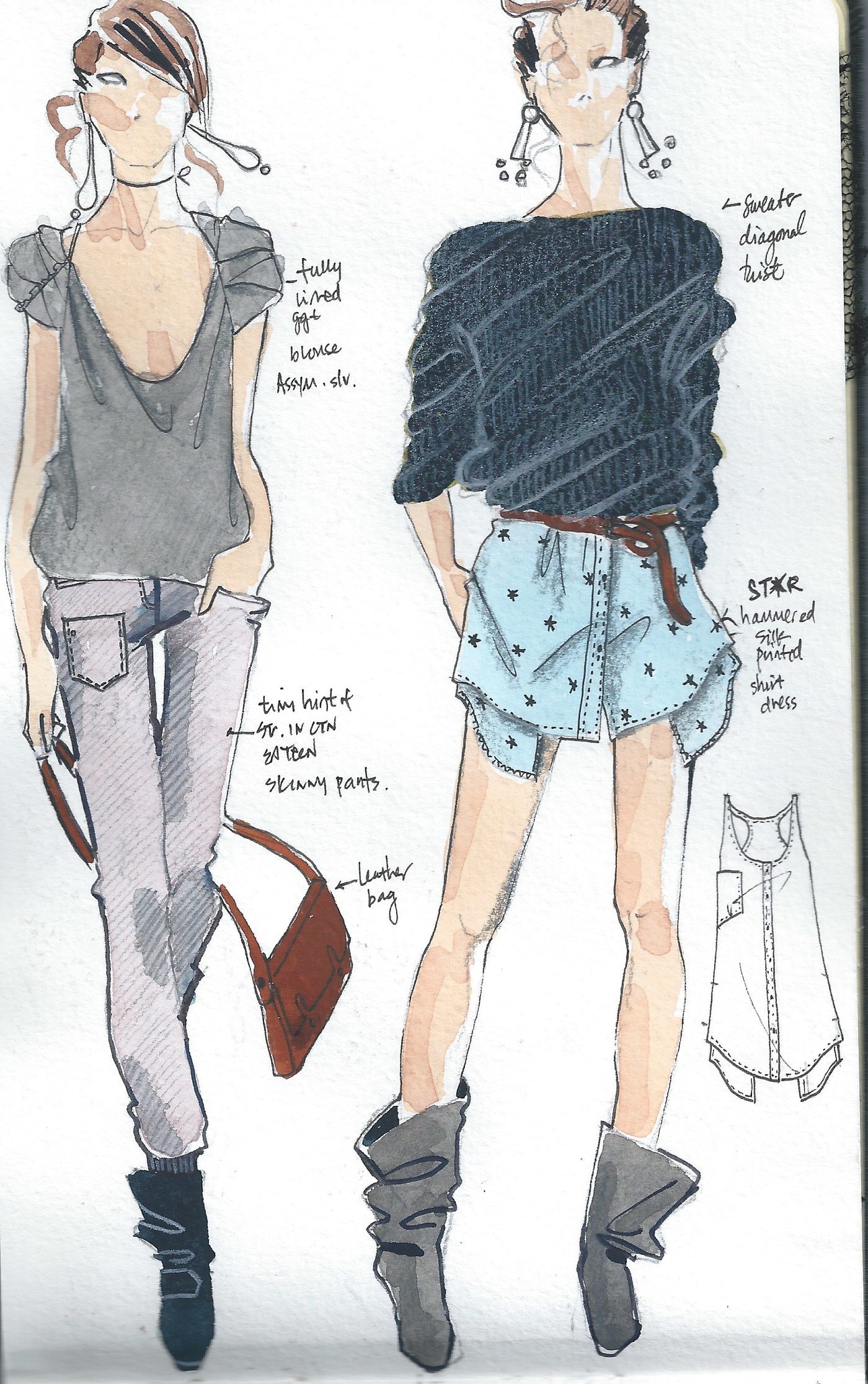 Apparel designs by Heejung Jenny Hong at Coroflot.com