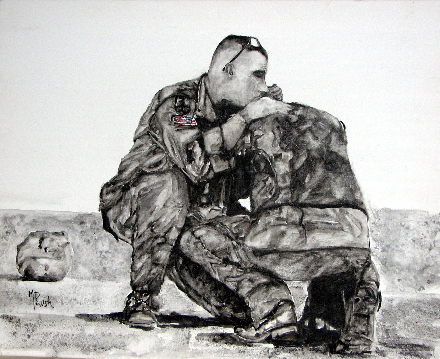military paintings by mary Rushing at Coroflot.com