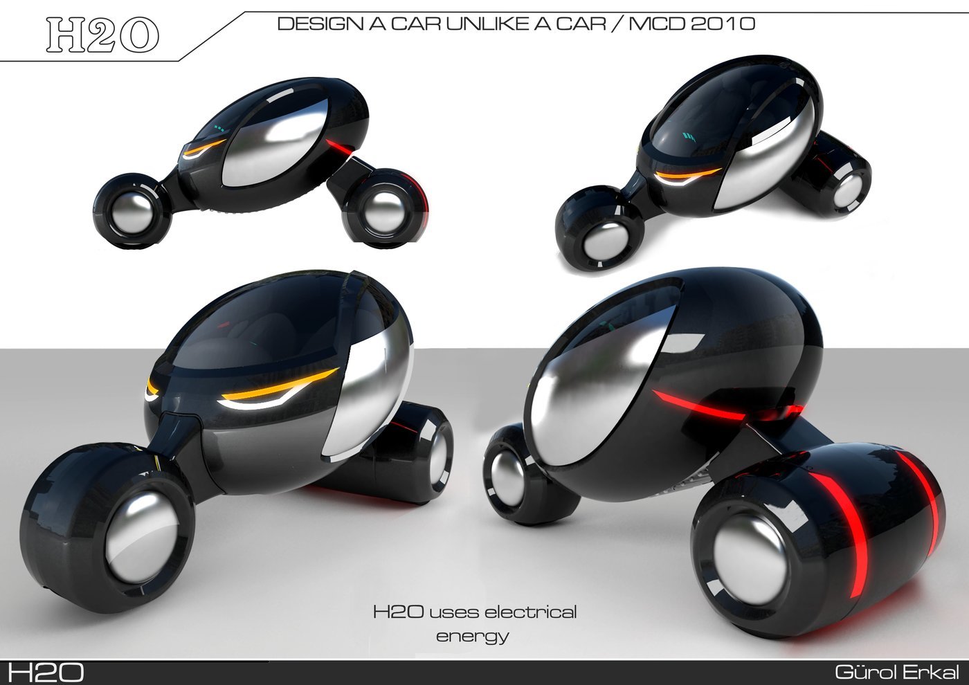 "Design a Car Unlike a Car" by Gurol Erkal at Coroflot.com