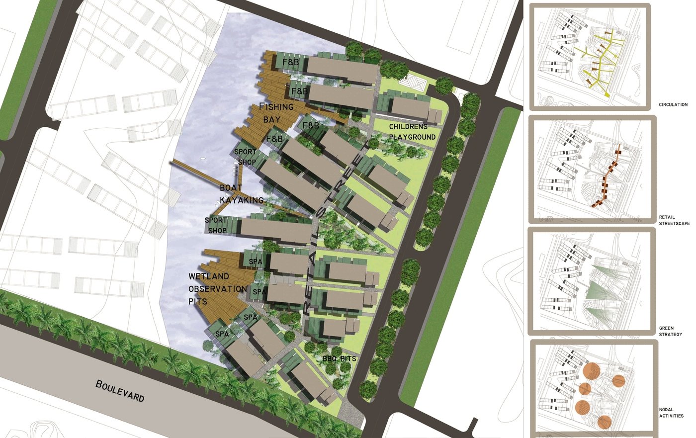 Guangzhou San Shan Hybrid Wetland-Residential by Colin Chew at Coroflot.com