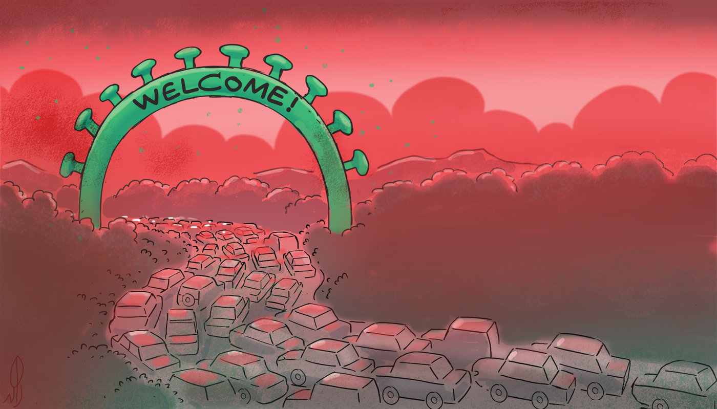 Cartoons about Covid by Laleh Ziai (Zeyaei) at Coroflot.com