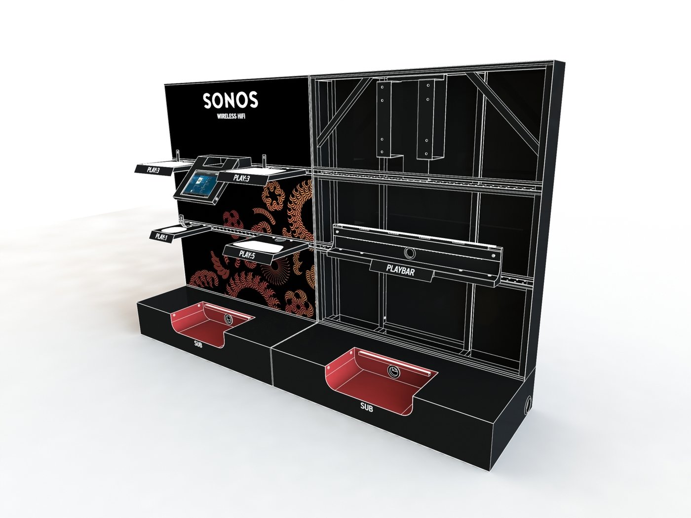 Sonos Modular Display by Chris Buerckner at Coroflot.com