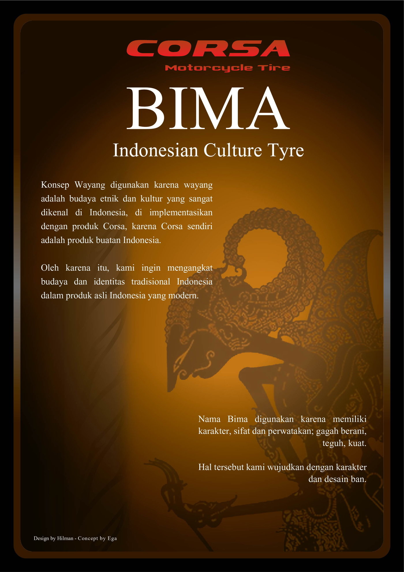 Corsa Platinum R99 (Motorcycle Tyre) by Hilman Nugraha at Coroflot.com