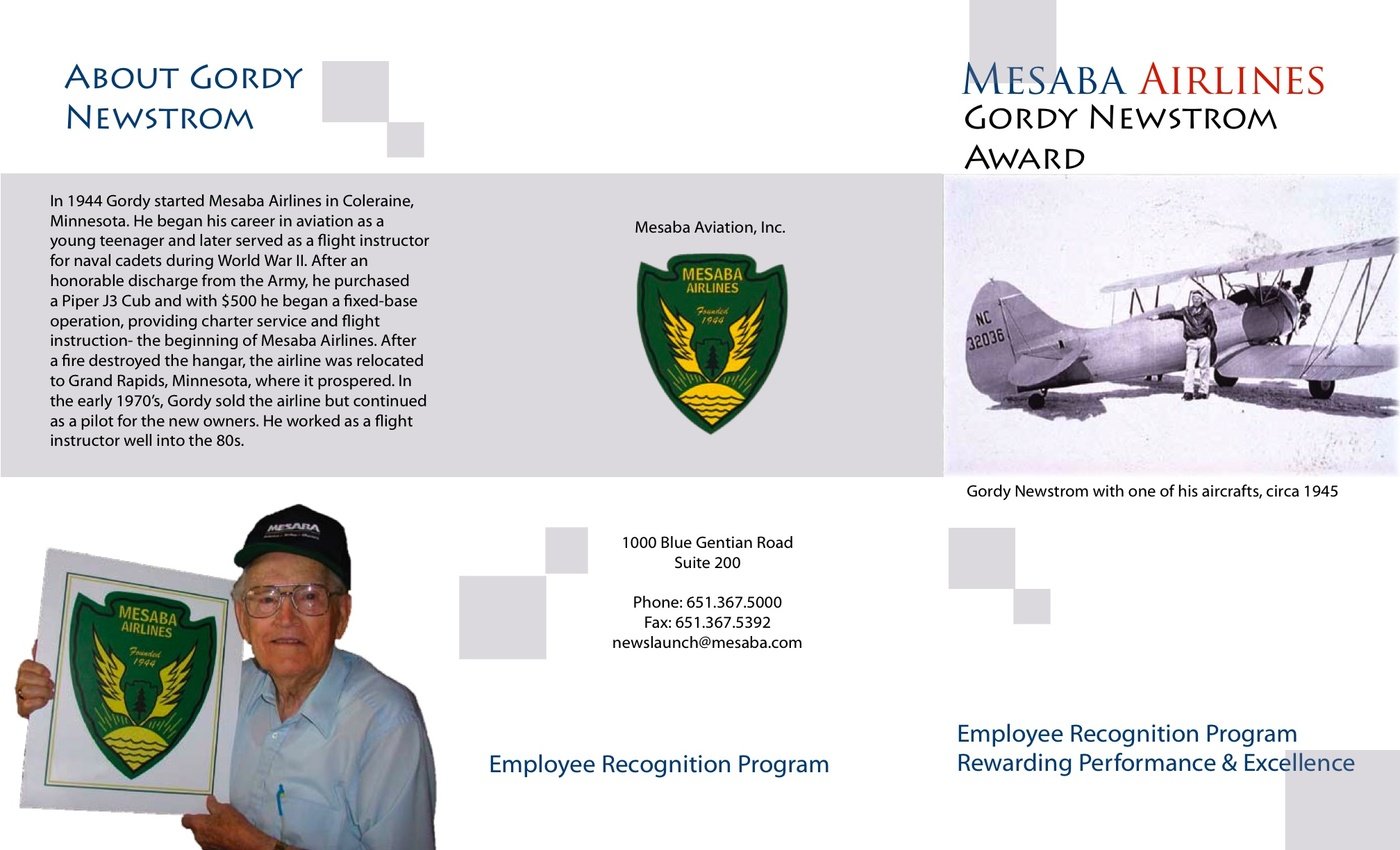 Mesaba Airlines by Stephanie Kraft at Coroflot.com