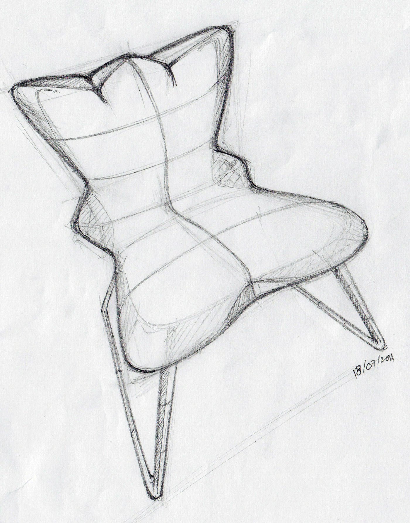 Chair Sketches by Michael Dharmawan at Coroflot.com