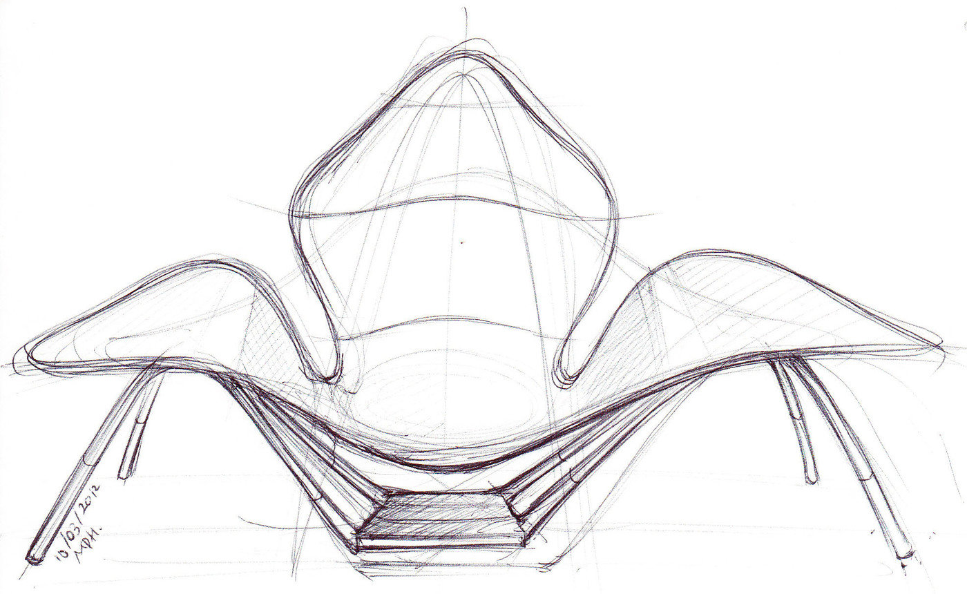 Chair Sketches by Michael Dharmawan at Coroflot.com