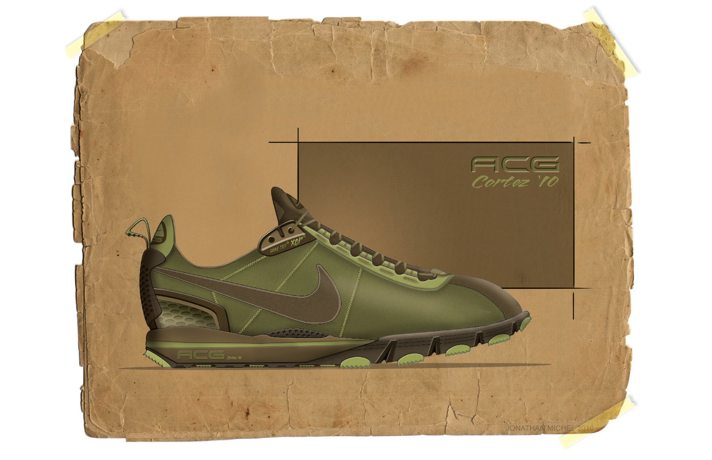 Nike ACG Cortez 10 Concept by Jonathan Michel at Coroflot.com