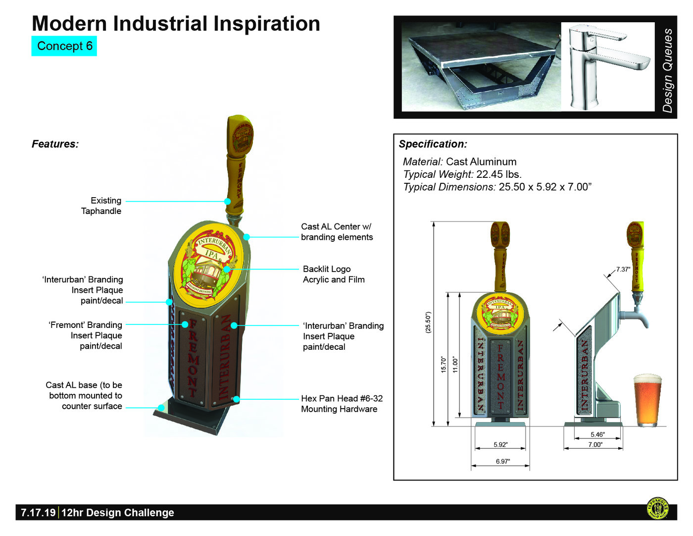 Custom Beer Tower Design by Jonathan Michel at Coroflot.com