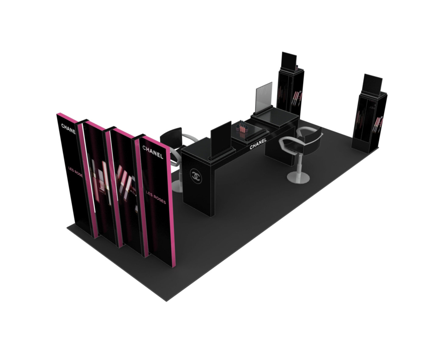 Mall podium & pose kiosks design by yahkoob valappil at Coroflot.com