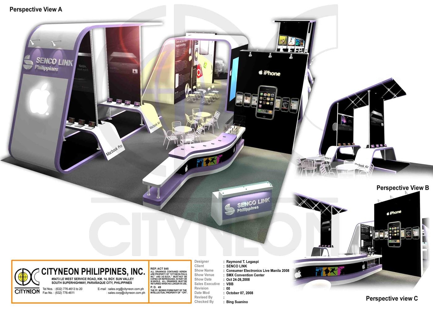 exhibit design by Raymond Legaspi at Coroflot.com