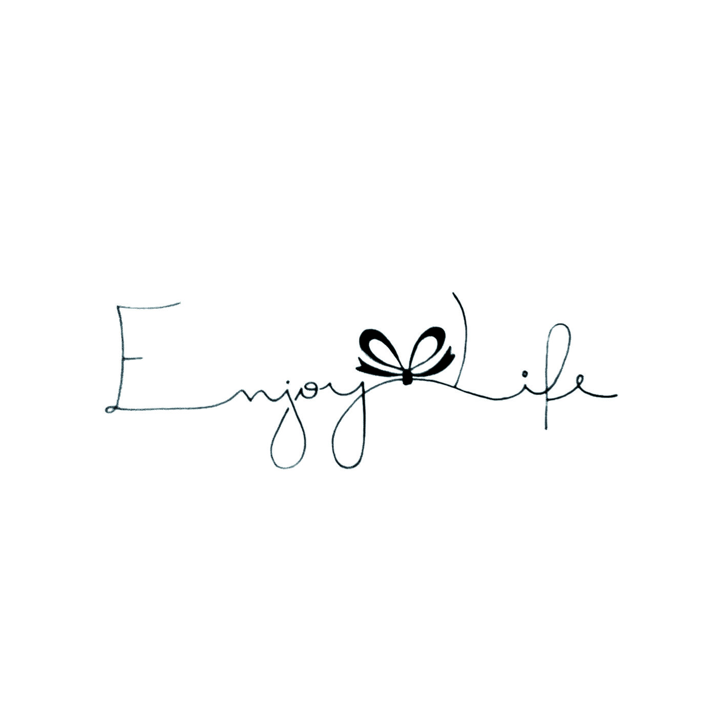 Enjoy Life Gift Baskets Logo by ELENA Ivanescu at Coroflot.com