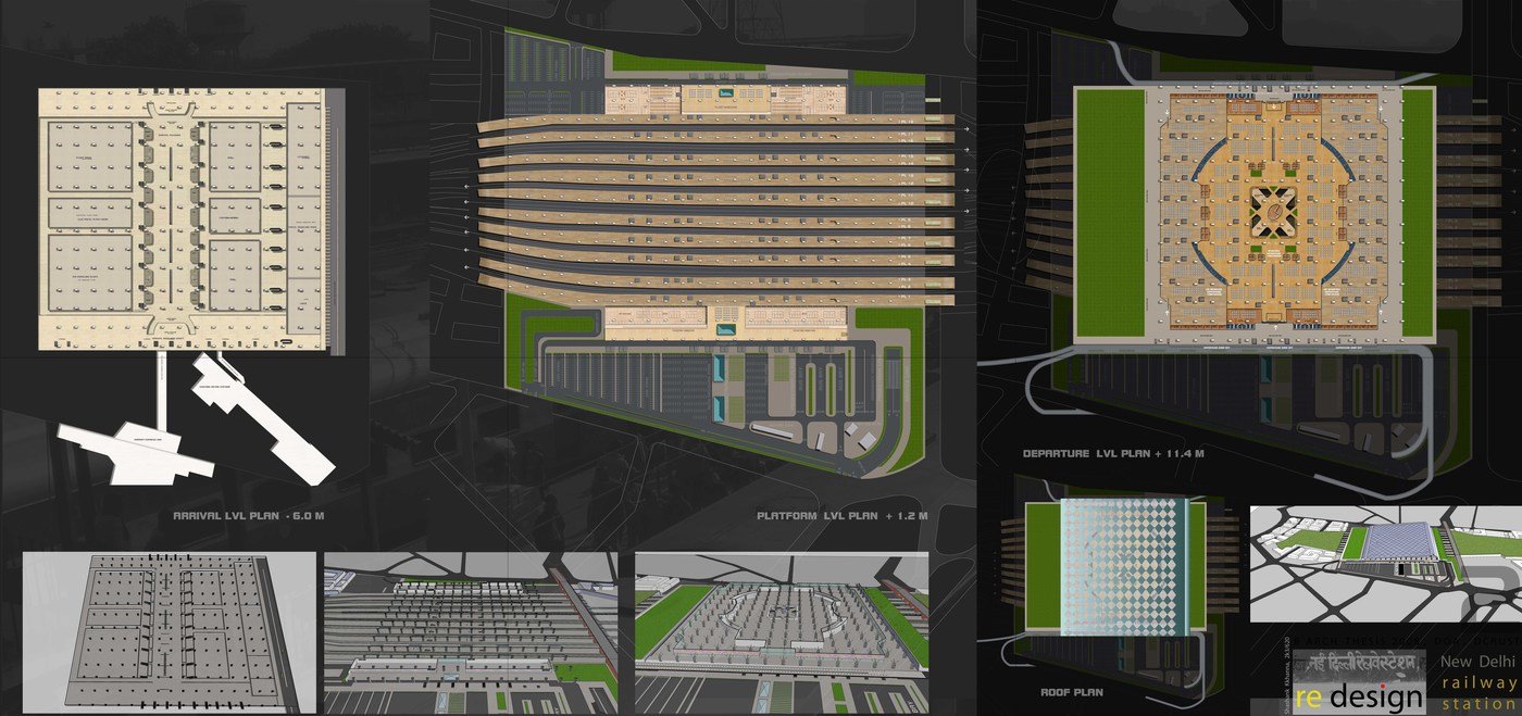 Redesign of New Delhi Railway Station by Shashank Khanna at Coroflot.com