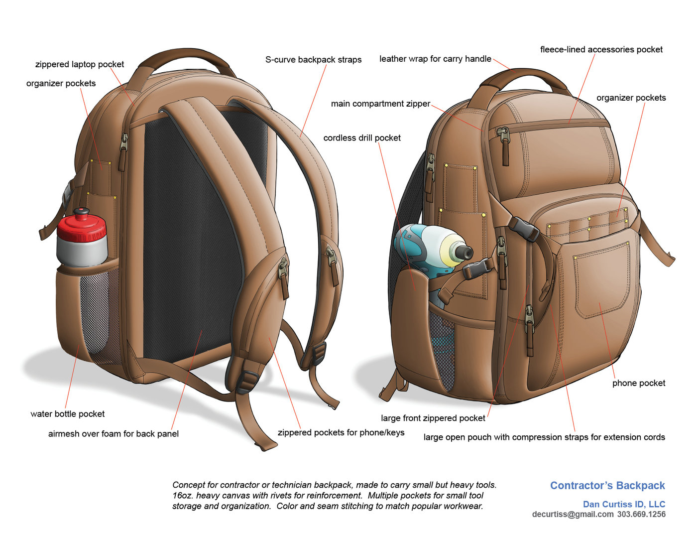 Designs for Laptop Cases, Back-to-School Packs, and Work Packs by Dan ...