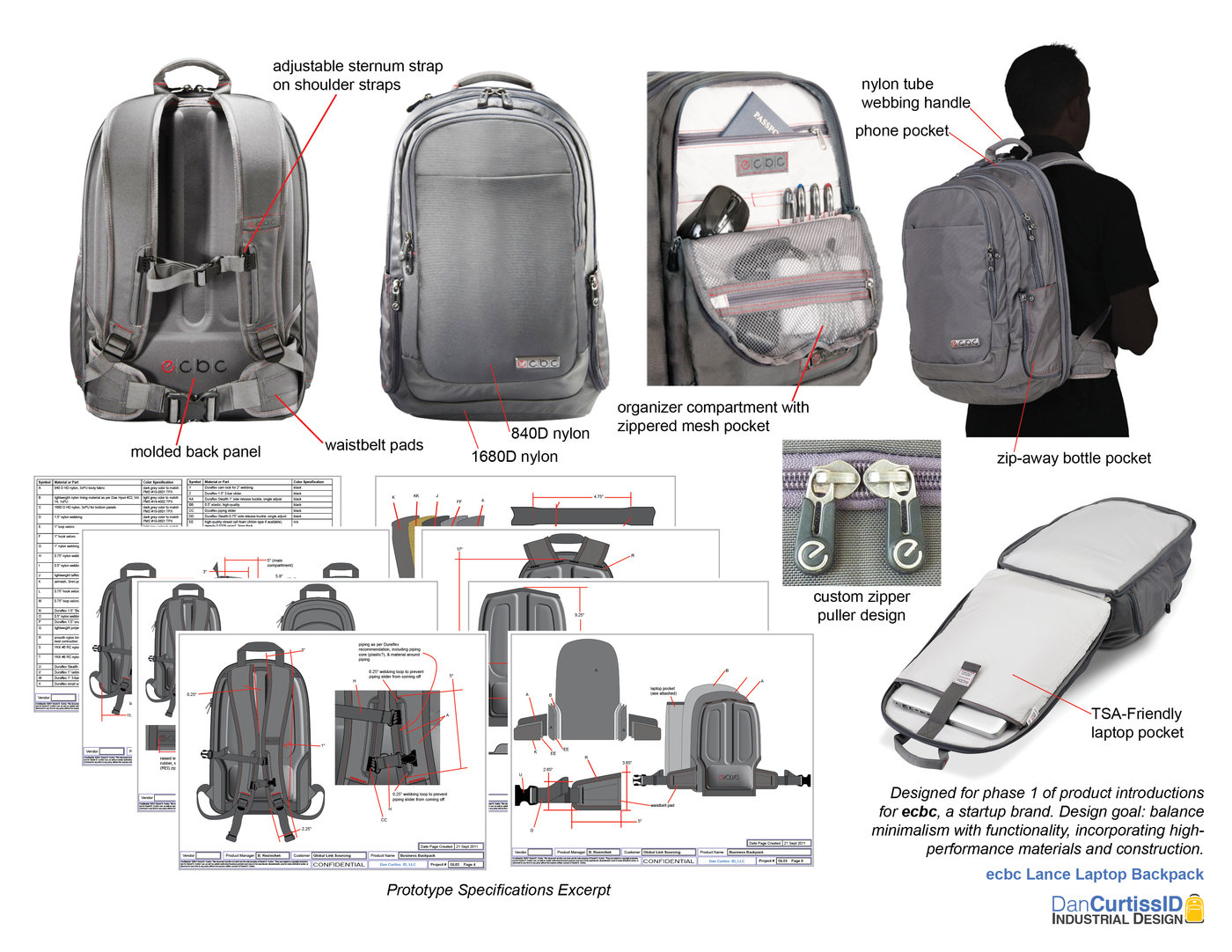 Designs for Laptop Cases, Back-to-School Packs, and Work Packs by Dan ...