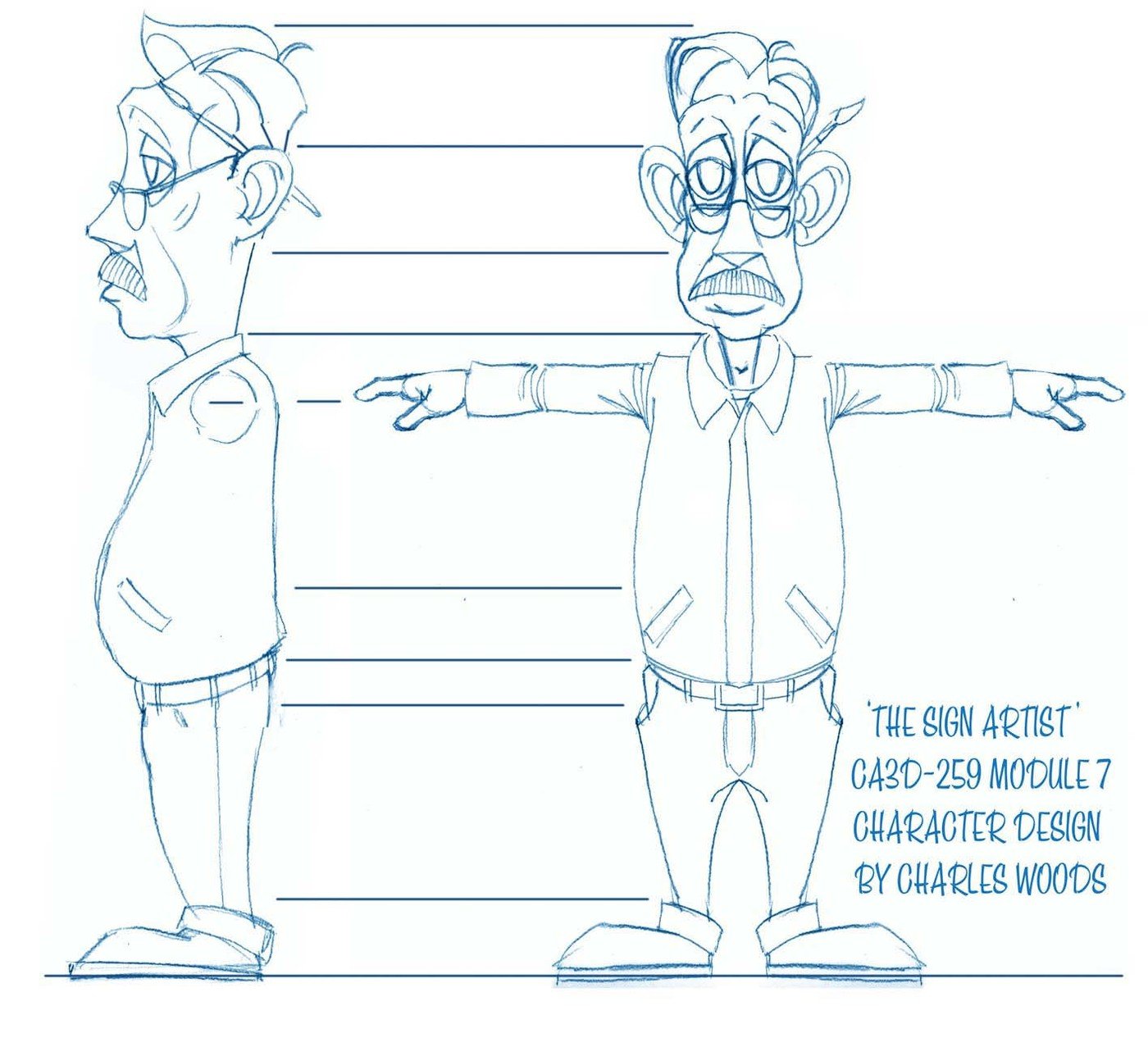 Sketches by Charles Woods at Coroflot.com