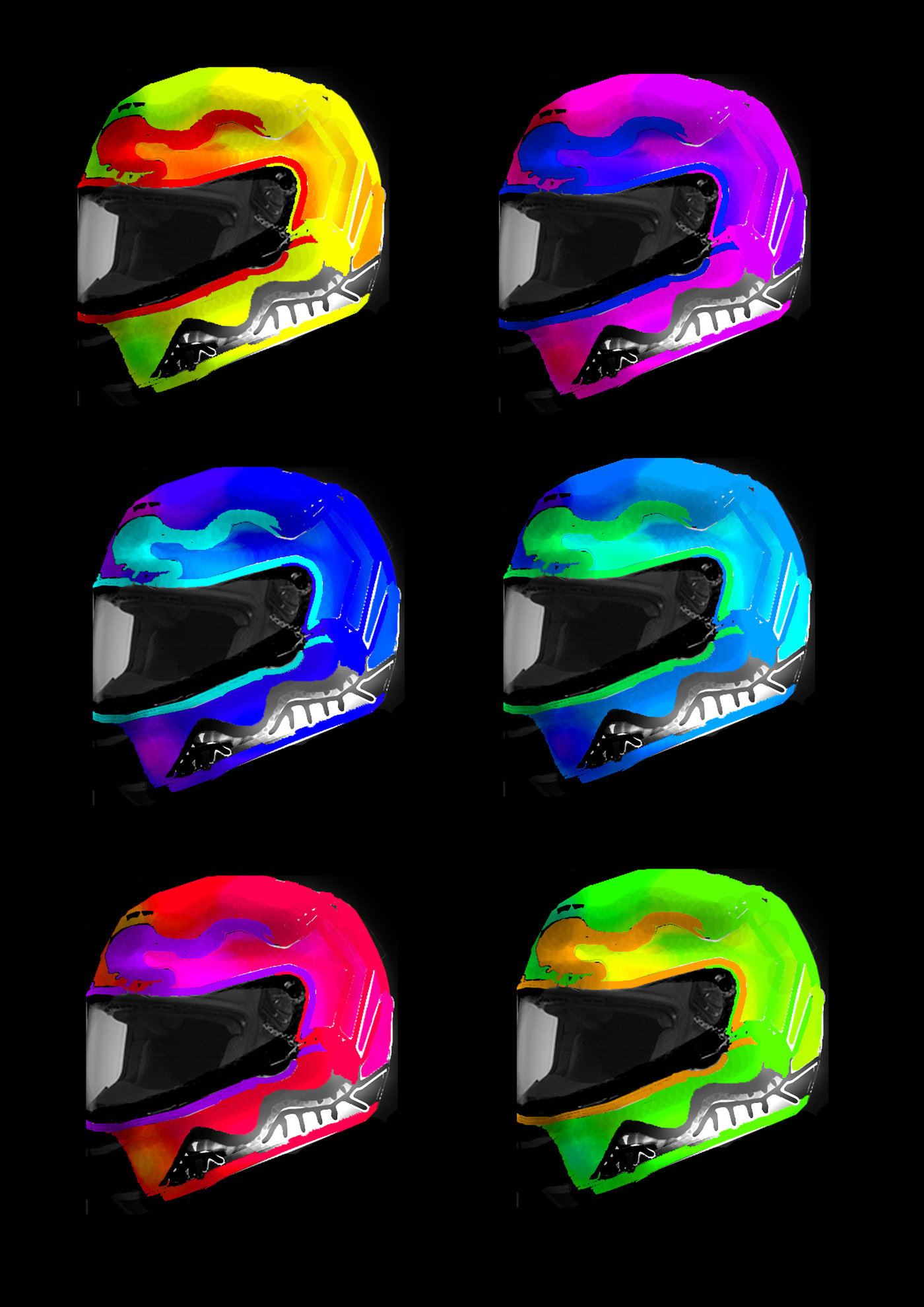 Motorbike Helmet Graphic Designs by MARTIN WOOLLEY at Coroflot.com