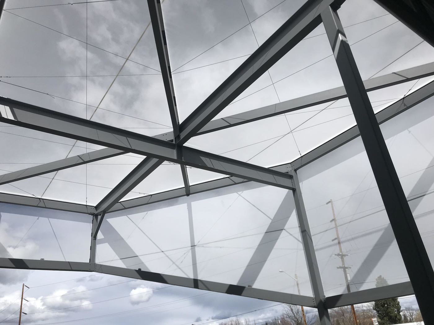 Craterworks Makerspace Atrium Mesh Facade Design and Install by Nick ...