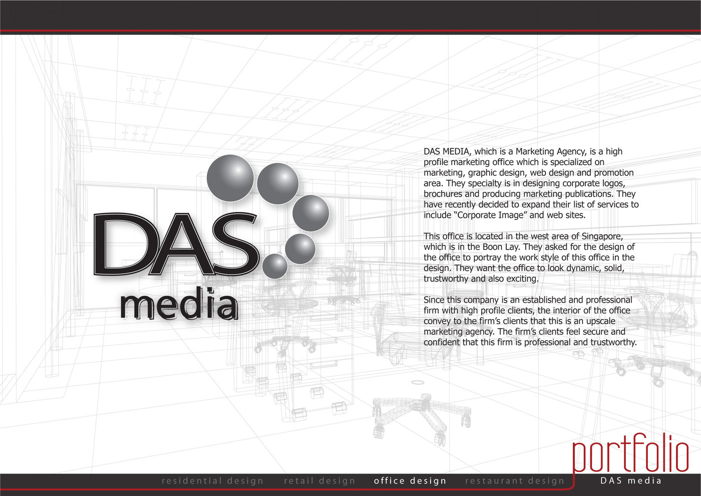 DAS Media - Office Design by Fesia Prawirya at Coroflot.com