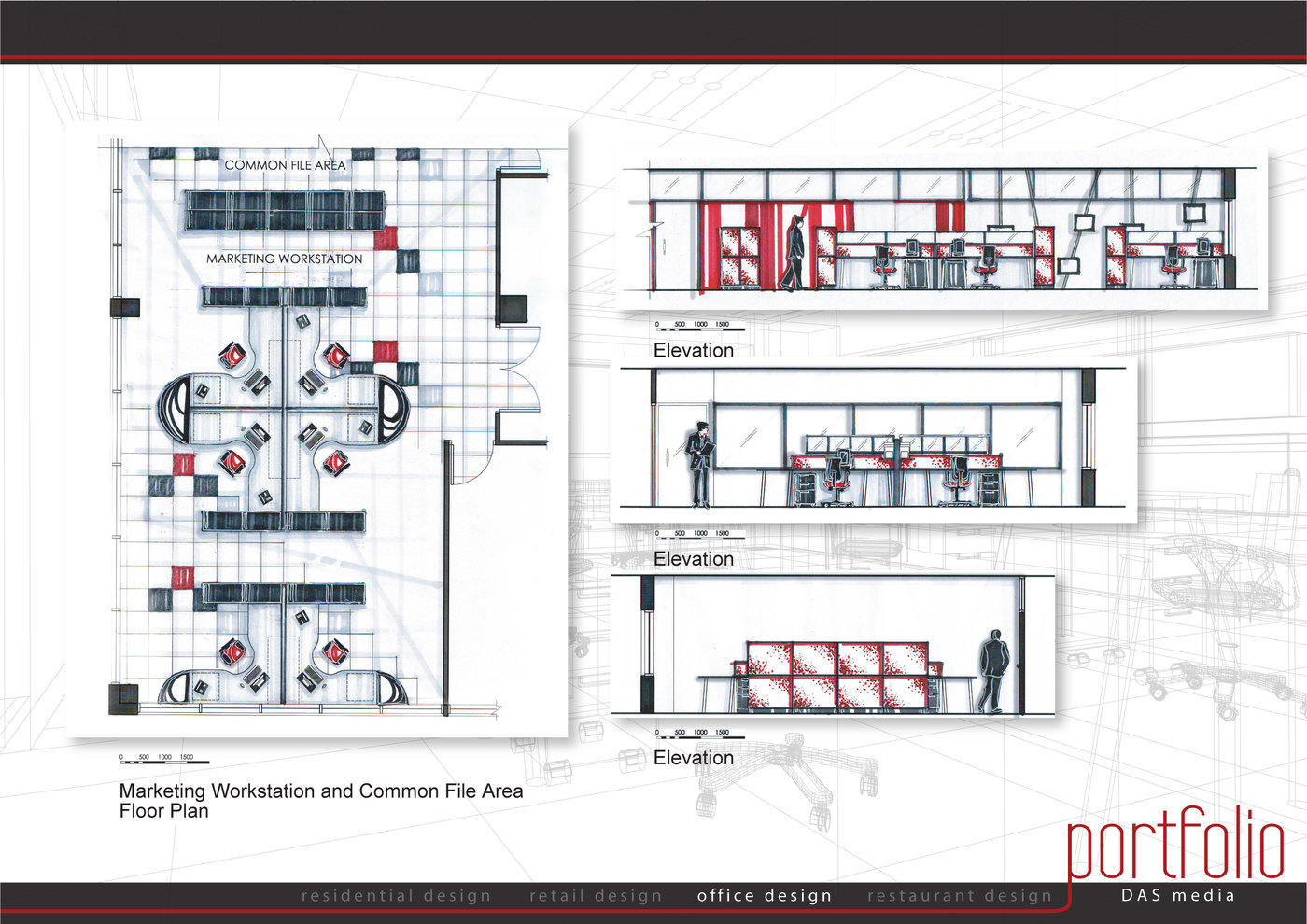 DAS Media - Office Design by Fesia Prawirya at Coroflot.com