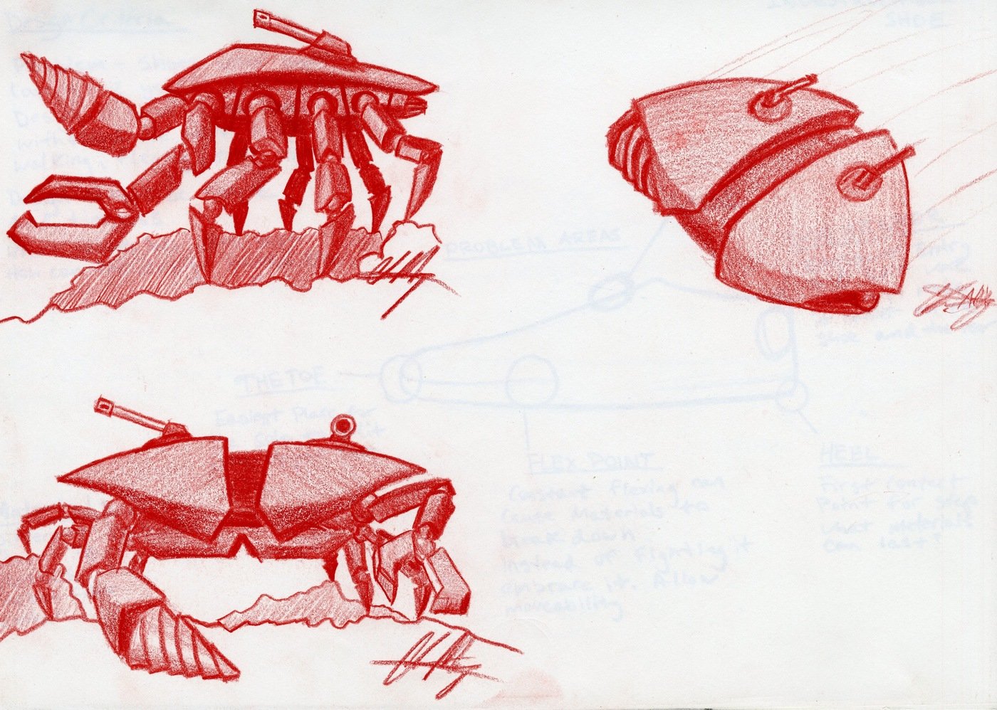 Crab Robot by Chase Meyers at Coroflot.com