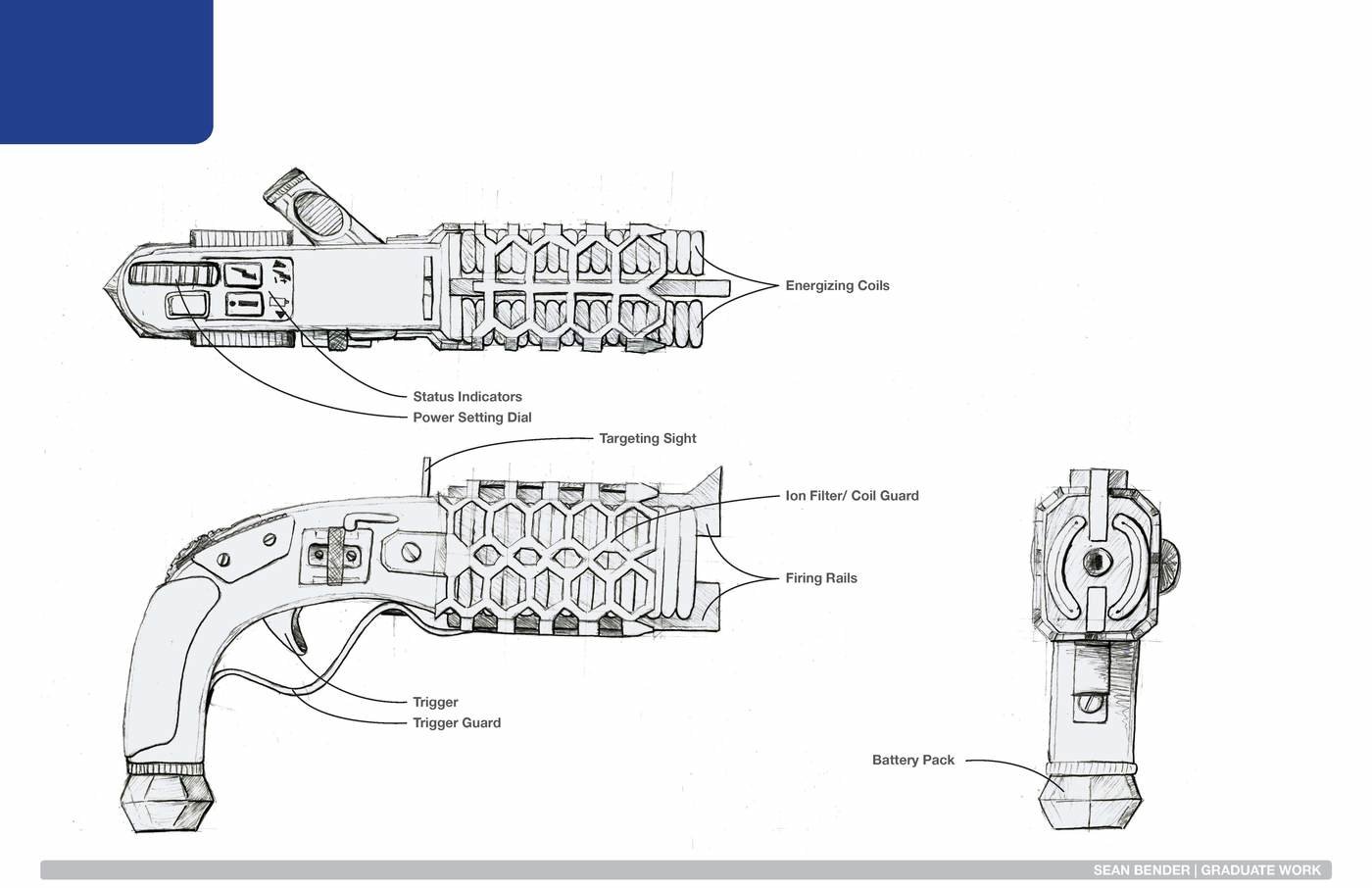 Lightning Gun by Sean Bender at Coroflot.com