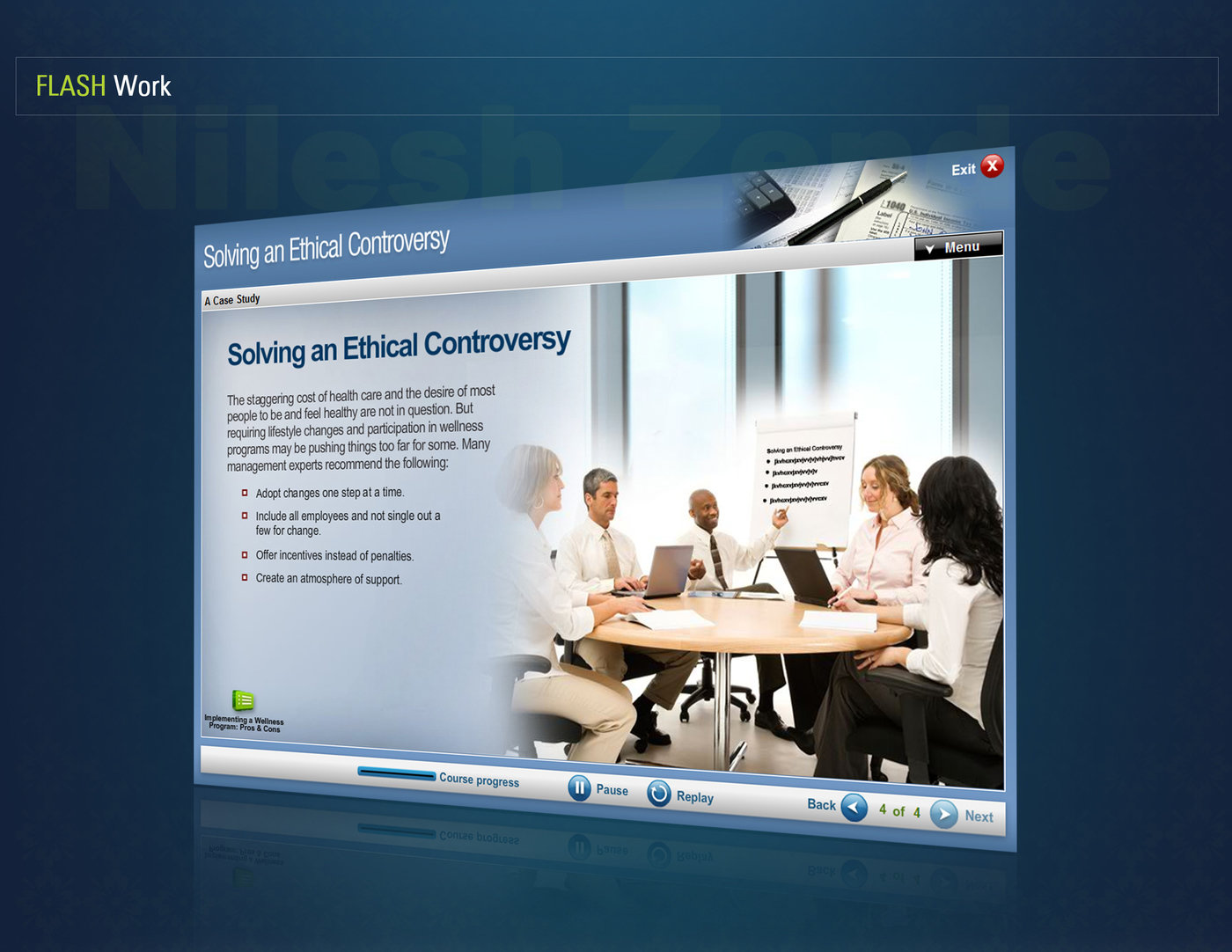 Flash designs by Nilesh Zende at Coroflot.com