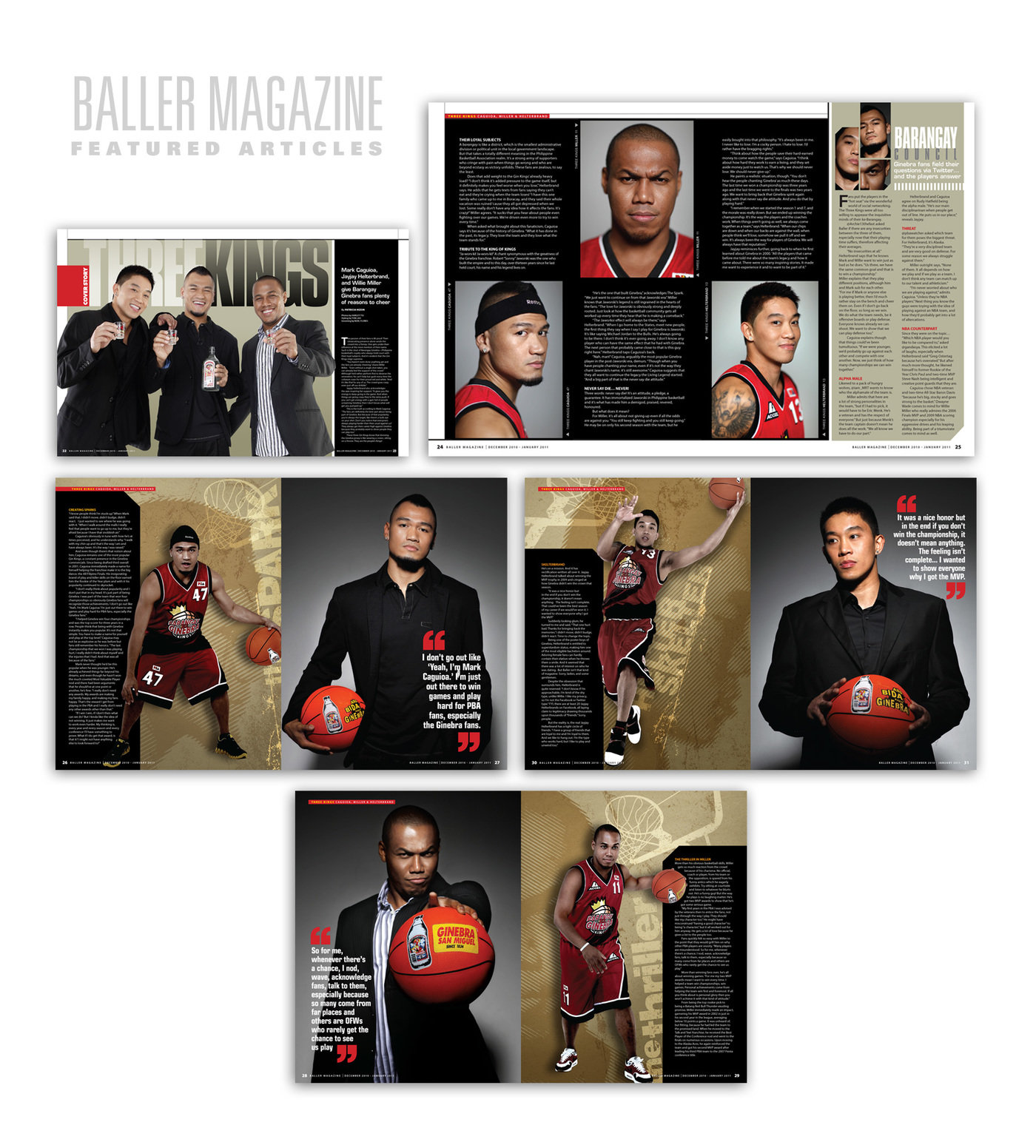 Baller Magazine by Gian Carlo Bernal at Coroflot.com