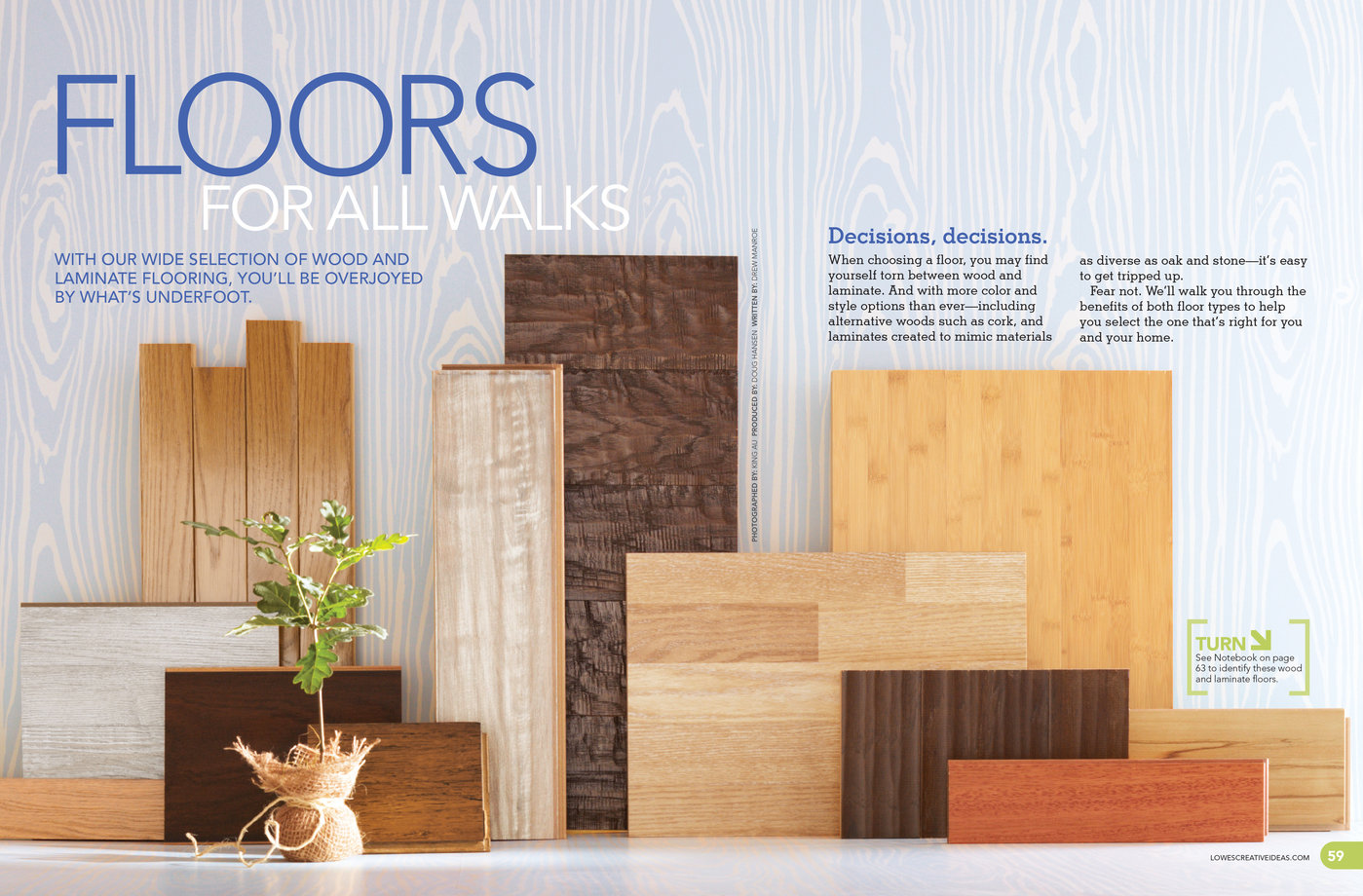 Print Layout Design - Lowe's Creative Ideas by Brittainey Sieren at ...