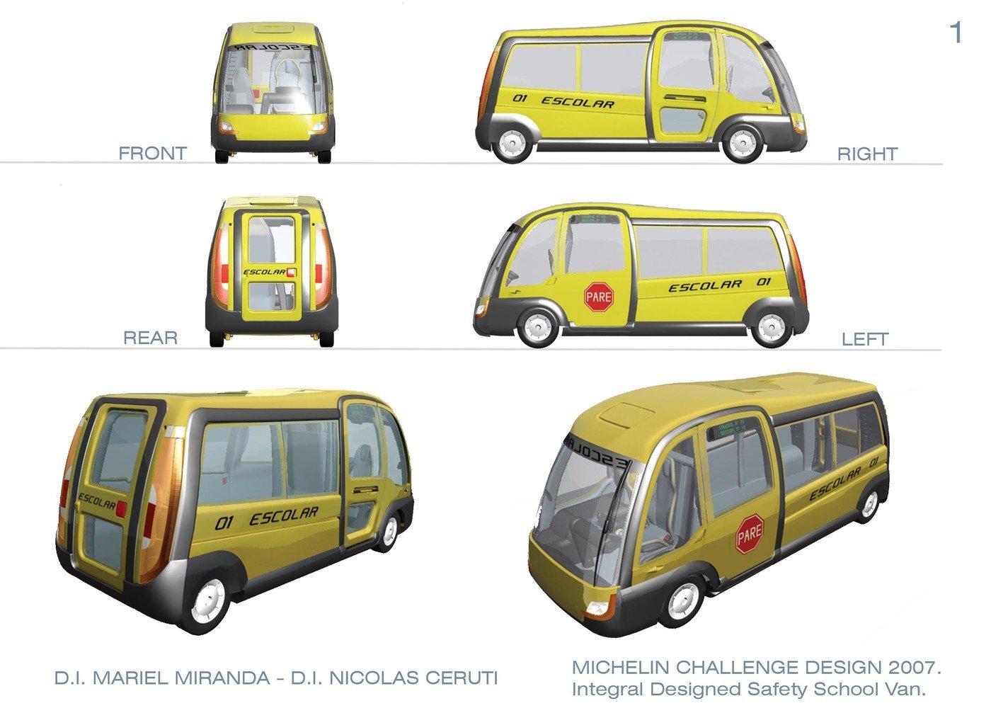 School van Design winner project in Michelin Challenge design 2007 by ...