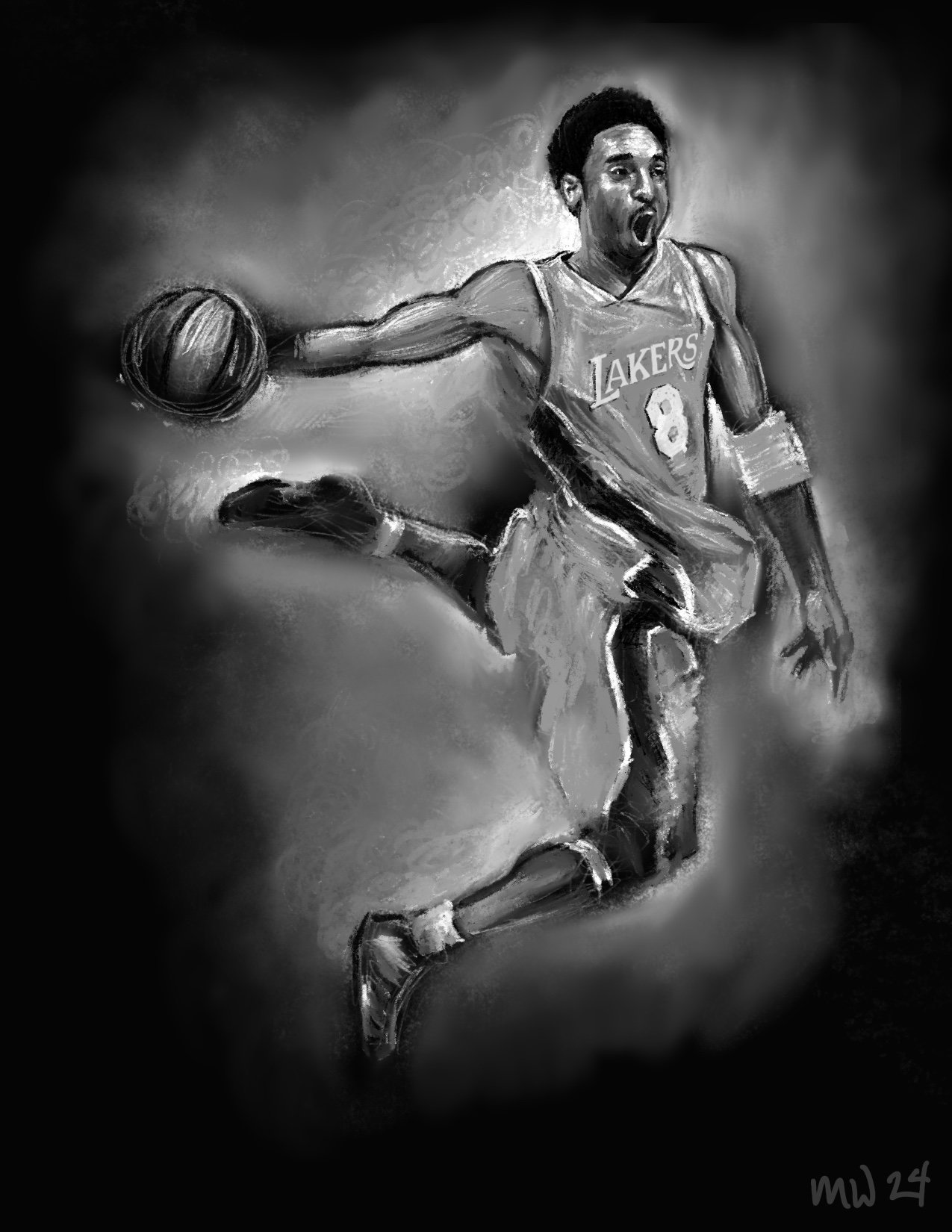 Kobe Dunk Drawing Demo MP4 by Max Wilson at Coroflot.com