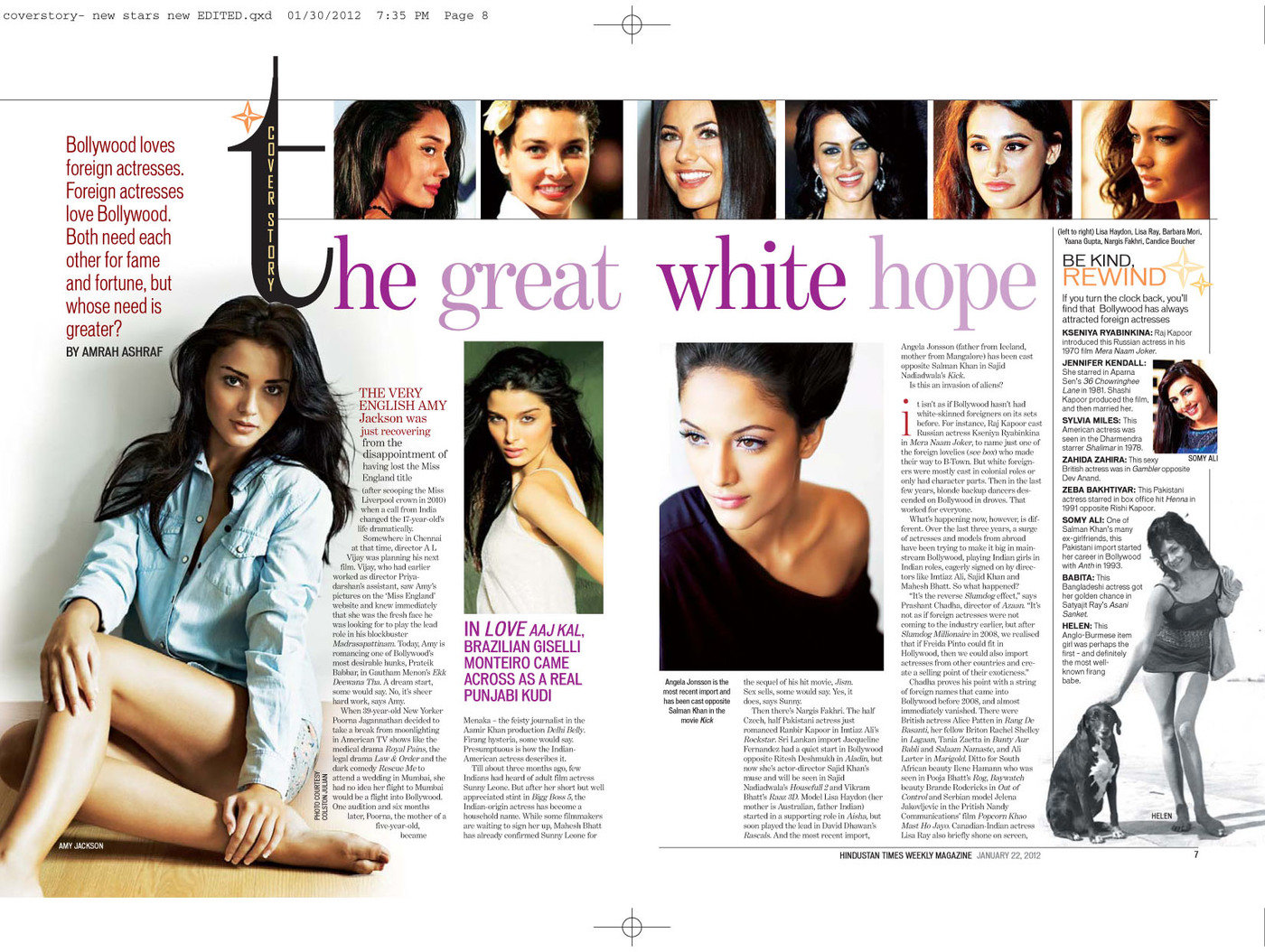 Editorial Feature Design by swati chakrabarti at Coroflot.com