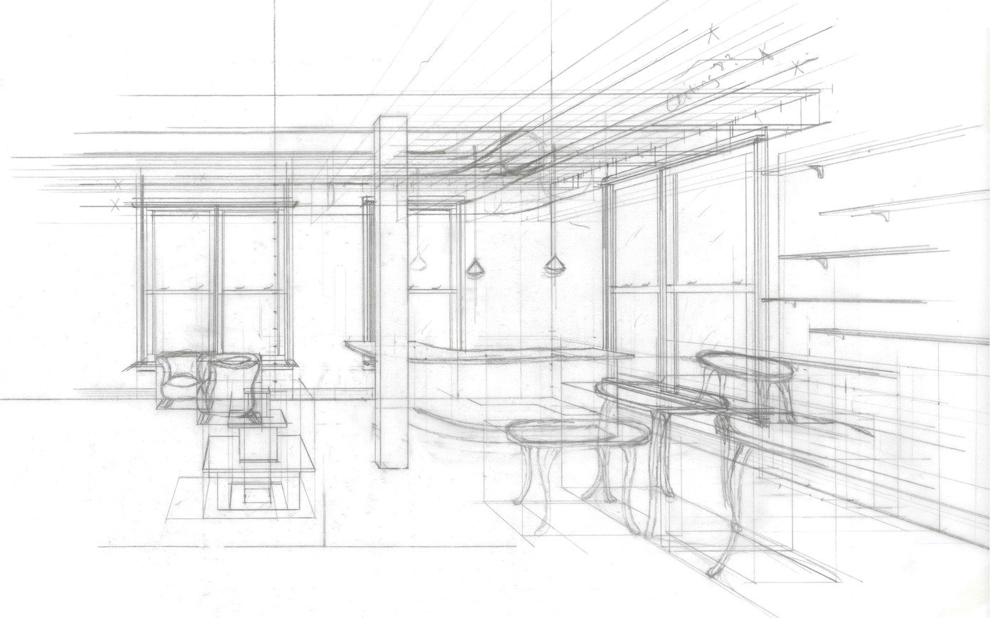 Hand Rendering by Angelene Hoffert at Coroflot.com