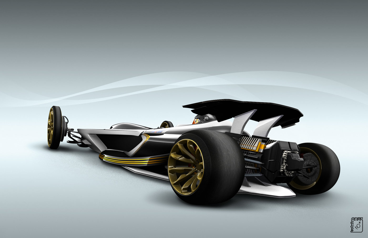 Future F1 Concept by Ludwin Cruz at Coroflot.com