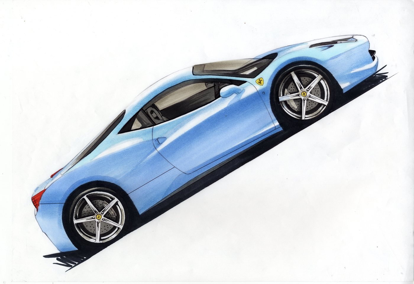 Automotive Illustration by John Bridge at Coroflot.com