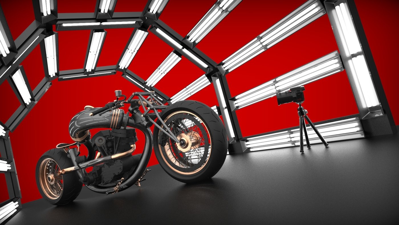 Lowrider motorcycle concept by John Bridge at Coroflot.com